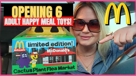 New 2022 Mcdonalds Adult Happy Meal Toys Unboxing 6 Toys
