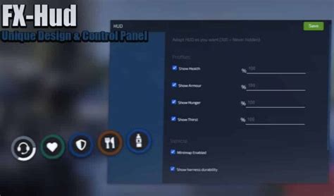 fx hud np v3 inspired fivem mods esx scripts