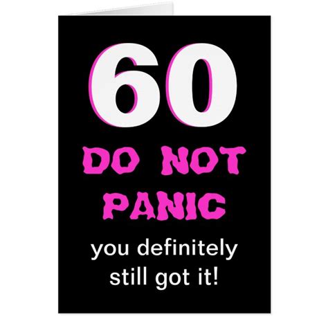 Funny 60th Birthday Card For Women Zazzle