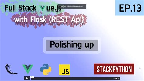 full stack vue js with flask rest api stackpython