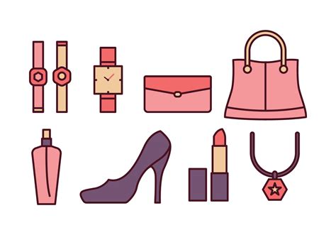 Women Fashion Icon Set 161094 Vector Art At Vecteezy