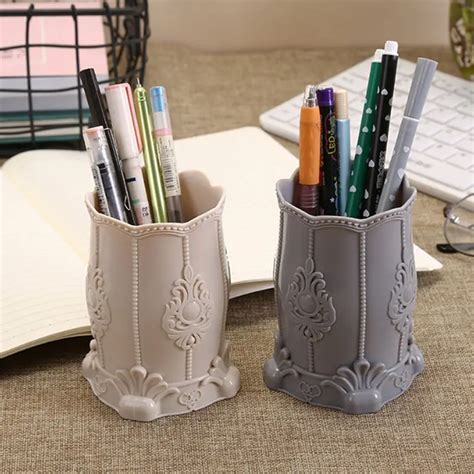 Creative Beautiful Pen Pencil Holder Desk Stationery Organizer