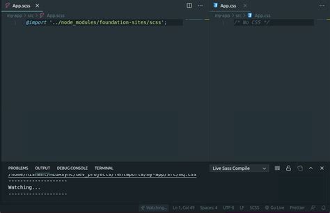 css foundation scss file not getting imported in app scss file in my