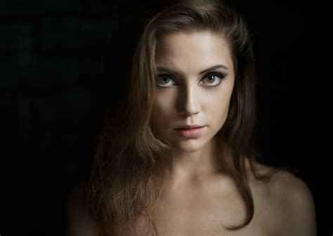Sunlight Women Model Portrait Depth Of Field Looking Away Long
