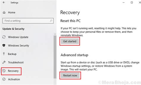 Fix System Restore Not Working In Windows 10