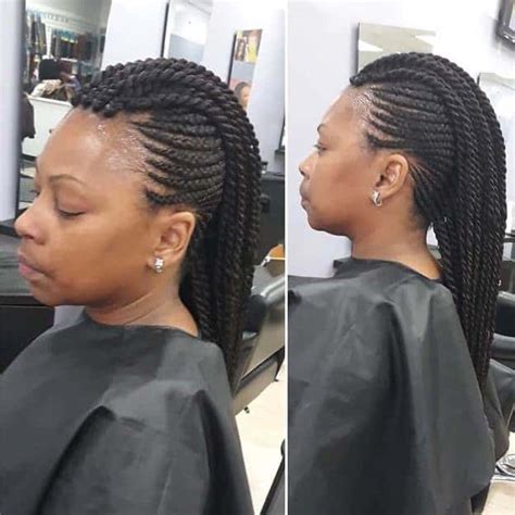 10 Of The Best Cornrow Braided Mohawks For Women