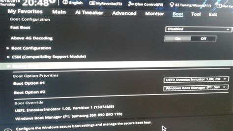 cannot boot ubuntu 18 04 from usb error parsing pcc subspaces from