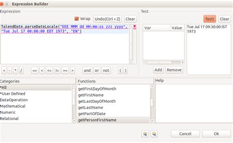 unparseable date error talend stack overflow
