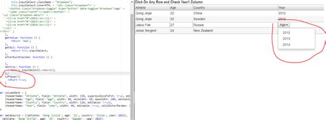 ag grid implementing checkbox for row selection in ag grid