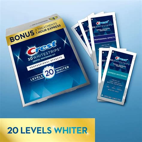 Crest 3d Whitestrips Professional Effects Teeth Whitening Strip Kit