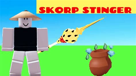 Skorp Stinger And Pots In Bedwars Roblox Bedwars Youtube