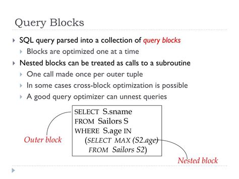 ppt query optimization powerpoint presentation free download id