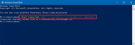 how to record a powershell command session on windows 10 windows central