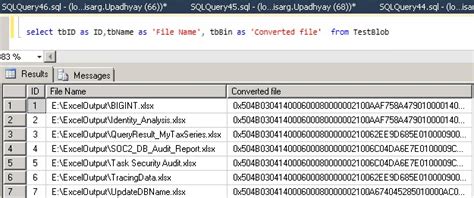 how to store excel files in sql table sqlservercentral