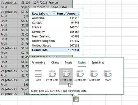 how to use quick analysis tool in excel 2010 singleslasopa