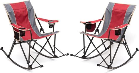 Sunnyfeel Oversized Folding Rocking Camping Chair