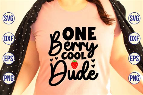 One Berry Cool Dude Svg Gráfico Por Nazrulislam405510 · Creative Fabrica