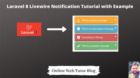 laravel 8 livewire notification tutorial with example