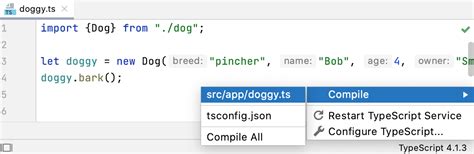 compiling typescript into javascript intellij idea