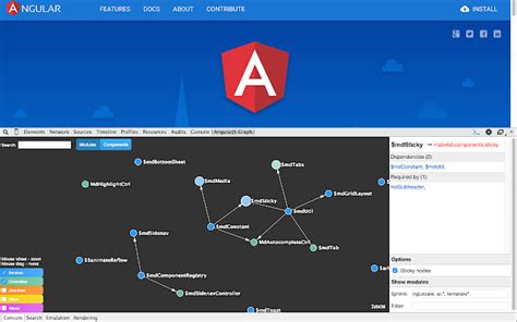 angularjs graph chrome web store