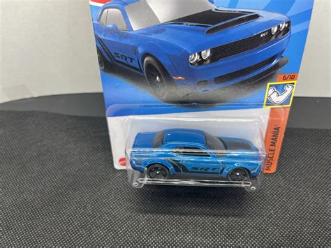 2023 Hot Wheels 18 Dodge Challenger Srt Demon Mainline Muscle Mania