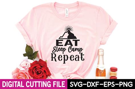 Eat Sleep Camp Repeat Svg Graphic By Jakariasheikh152003 · Creative Fabrica