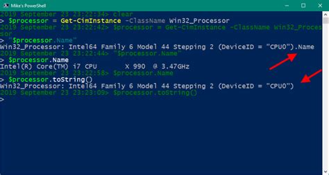 get processor information in powershell 6 my powershell