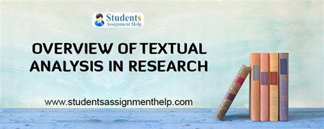 Overview Of Textual Analysis In Research Methods Of Analyzing Text