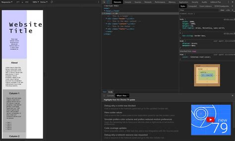 html the h1 header title is not being responsive to my website