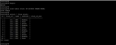 postgresql lock table how to lock table in postgresql