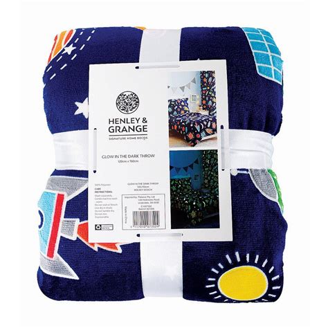 Glow In The Dark Throw Blanket Rocket Cheap As Chips