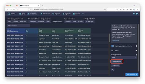 processing nested json data and kafka metadata in apache druid