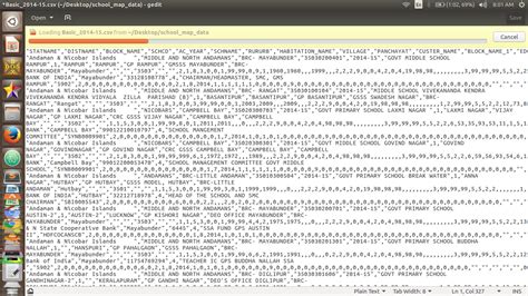 database how to sort csv file and select only required