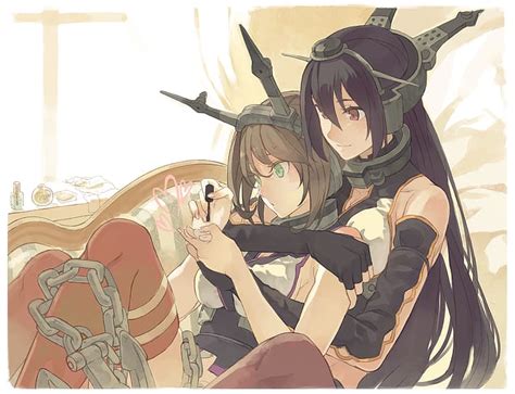 Hd Wallpaper Anime Anime Girls Kantai Collection Nagato Kancolle