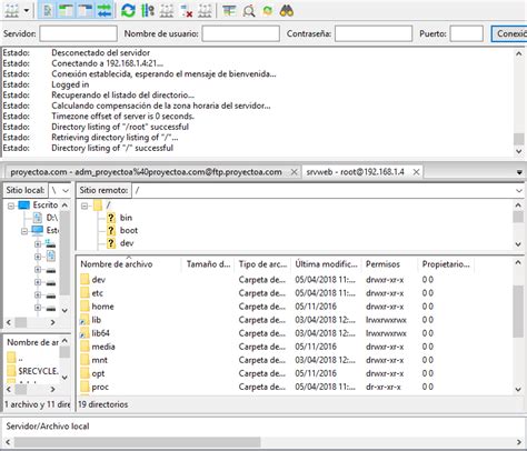 montar servidor ftp con vsftp en linux centos 7 minimal y acceso con
