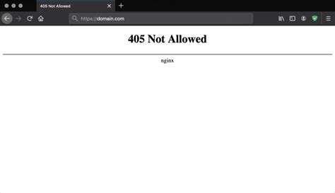how to fix 405 method not allowed error in wordpress site