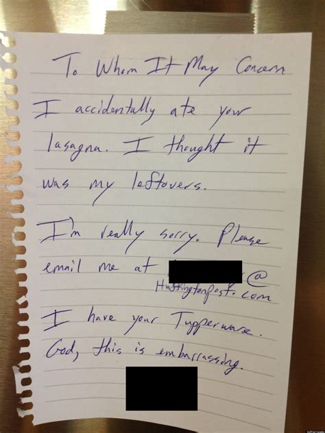 35 funny notes left at work that can only be described as office