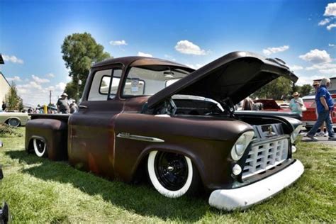 1955 Chevy Bagged Air Ride Rat Rod Patina Pro Touring Lowered