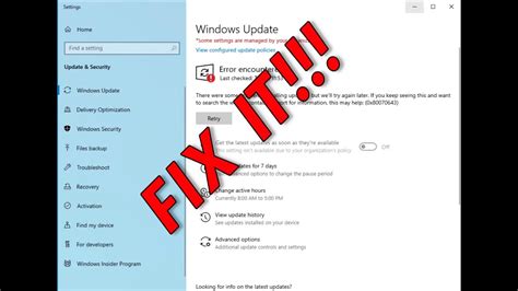 Fix It Windows 10 Kb5034441 Security Update Fails With 0x80070643