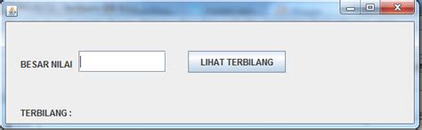 program java netbeans membuat text terbilang pada angka