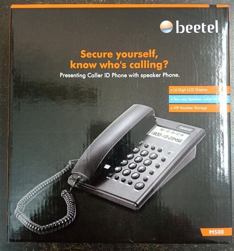 Black Plastic Beetel Feature Landline Phone M500 At Rs 850 In New Delhi