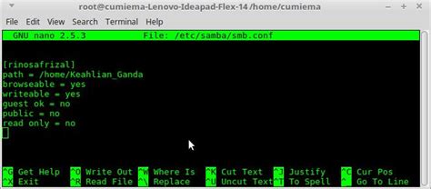 samba server belajar tkj