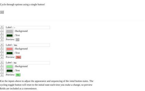 toggling a button s text and color for multiple values aaron kyle