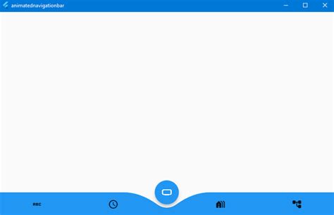 flutter animated bottom navigation bar geeksforgeeks