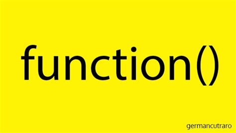 javascript funciones las funciones en javascript son… by germán