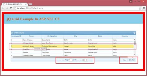 jqgrid in asp c