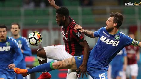Milan Sassuolo Il Report Match Youtube