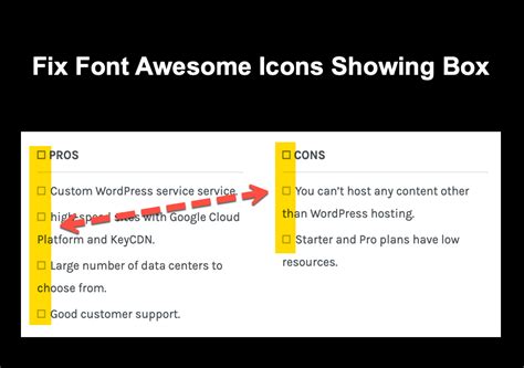 how to fix font awesome icons showing as box webnots