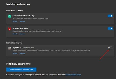 how to add remove or disable extensions in microsoft edge gear up