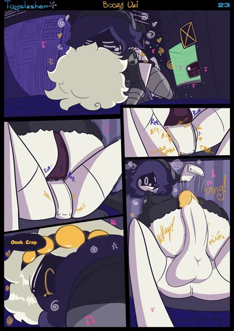 Rule 34 Boozy Uzi Comic Dialogue English Text Glitch Productions
